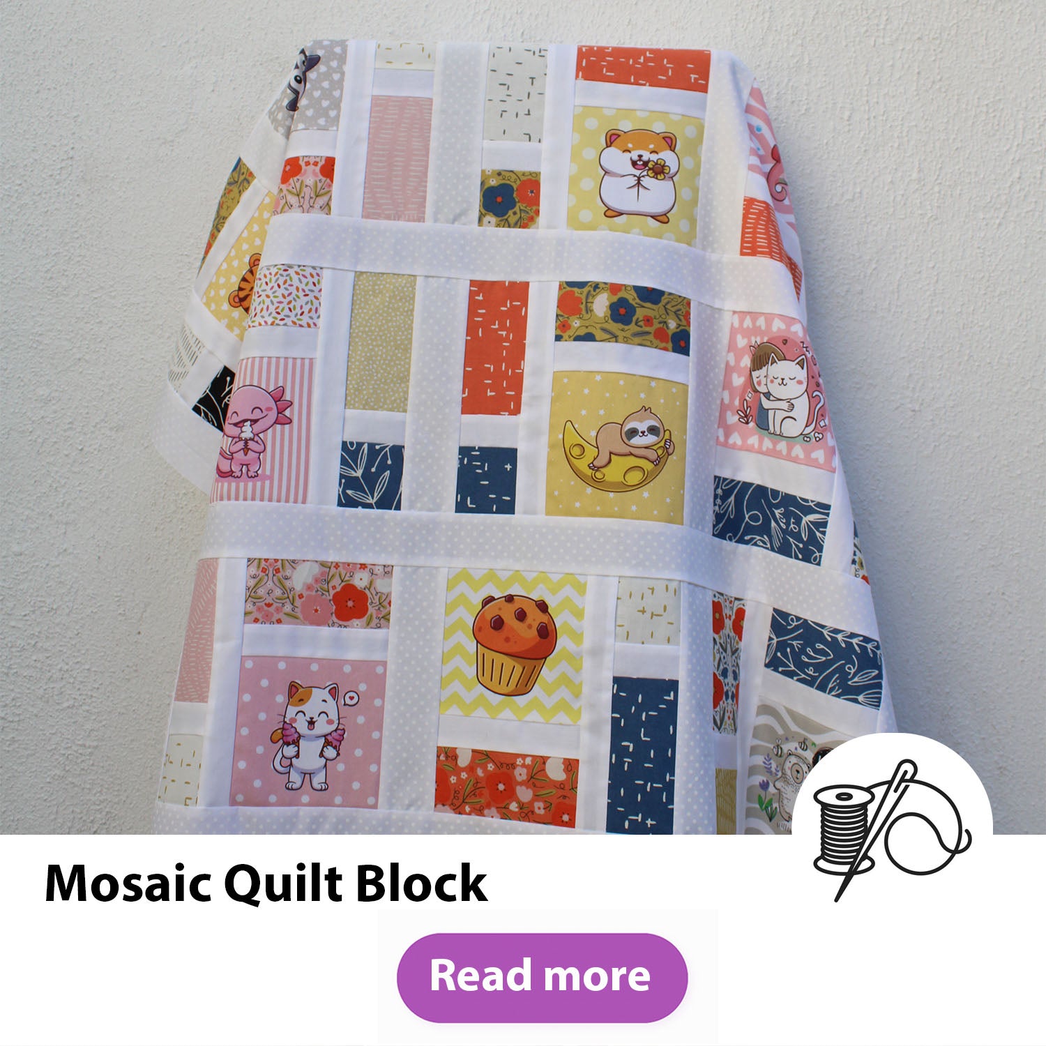 Mosaic Quilt Block Pattern – LaLiKuL
